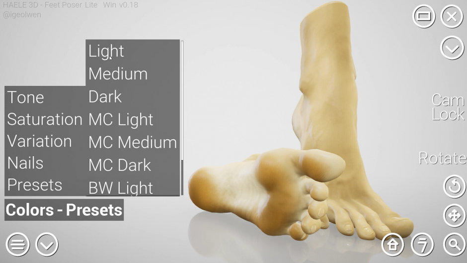HAELE 3D - Feet Poser Lite | NationHive