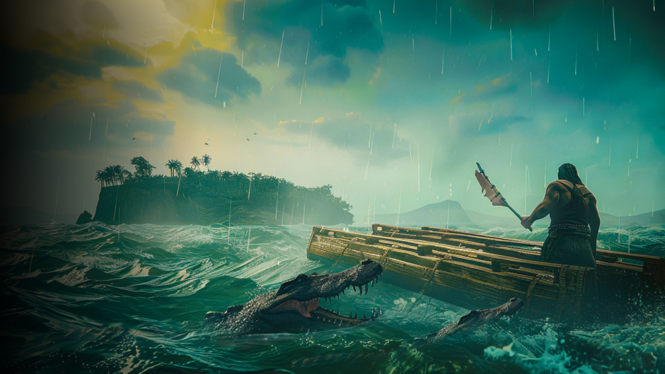 Survival Float Simulator - Crocodile Waters Craft, Raft, Build | NationHive